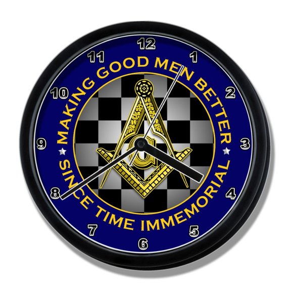 Clock | Wall Decor | Masonic Freemasonry Logo Clock New | Poshmark